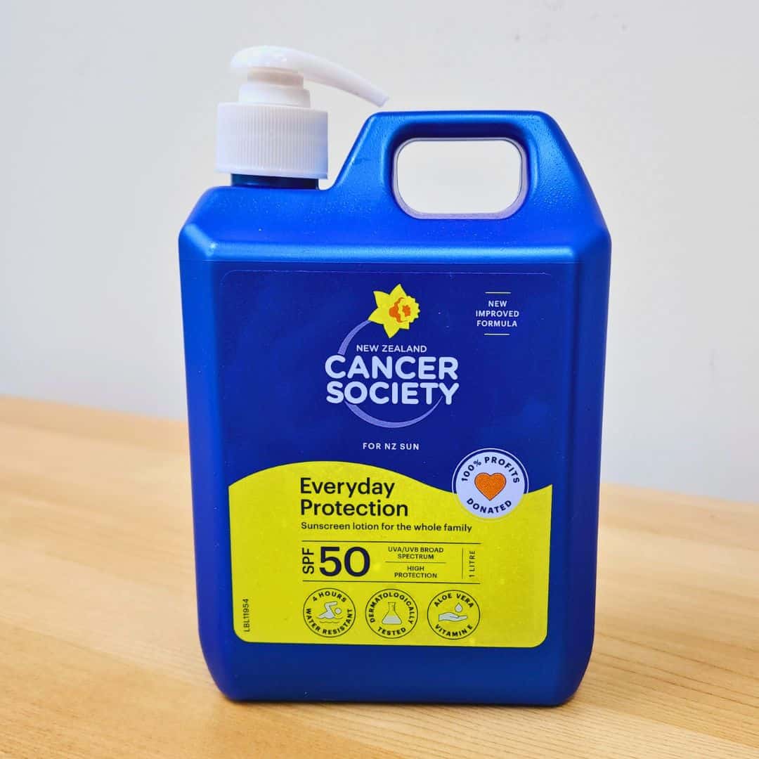 Sunscreen SPF50 1 Litre - Cancer Society Nelson Tasman